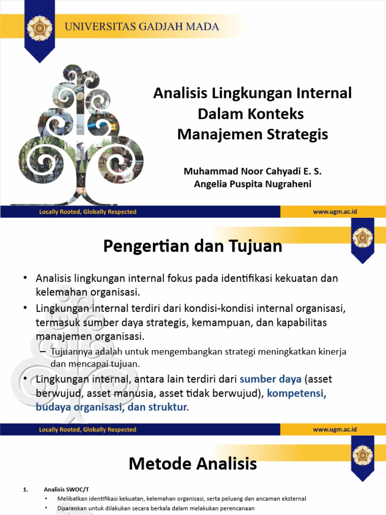 Analisis Lingkungan Internal Organisasi | PDF | Karier & Perkembangan ...