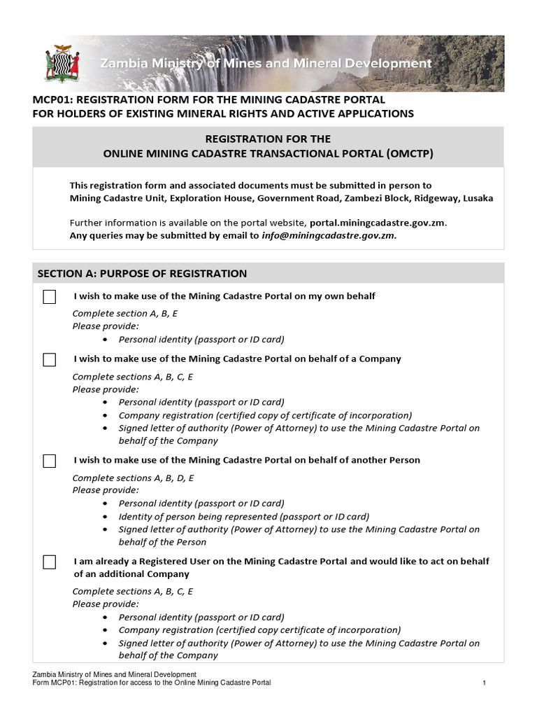 Portal Registration Form | PDF