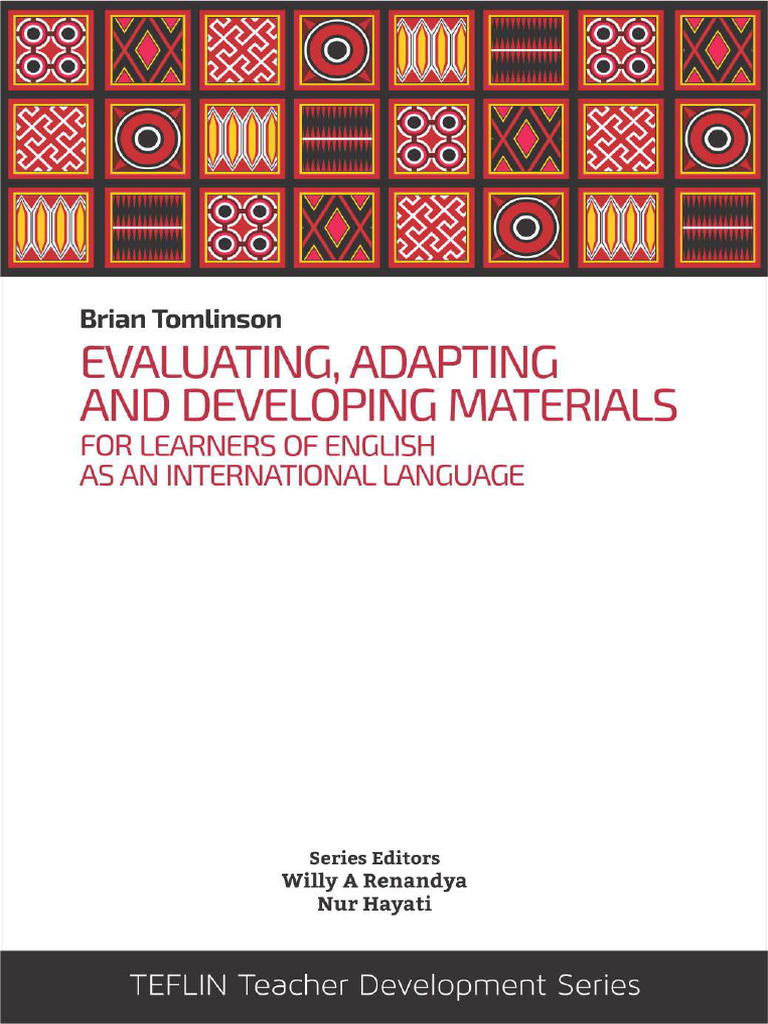 Evaluating, Adapting and Developing Materials For Learners of EIL - Brian Tomlinson | PDF ...