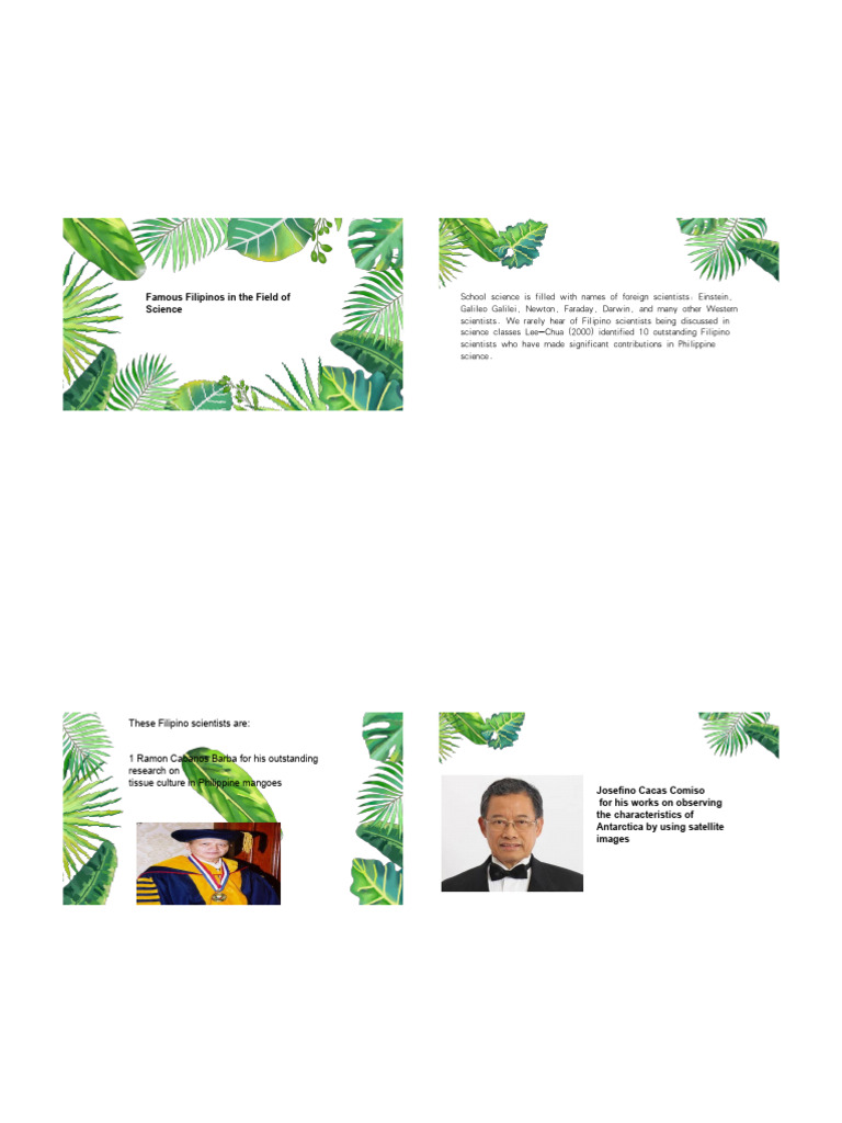 Famous Filipino-WPS Office | PDF | Science | Inquiry