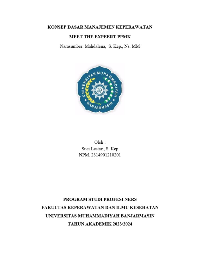 MTE PPMK Suci | PDF