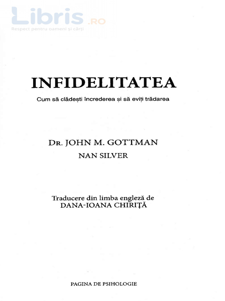 Infidelitatea - John M. Gottman, Nan Silver | PDF | Foreign Language ...