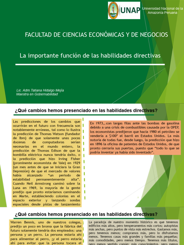 Habilidades Directivas Clave | PDF | Business | Economias