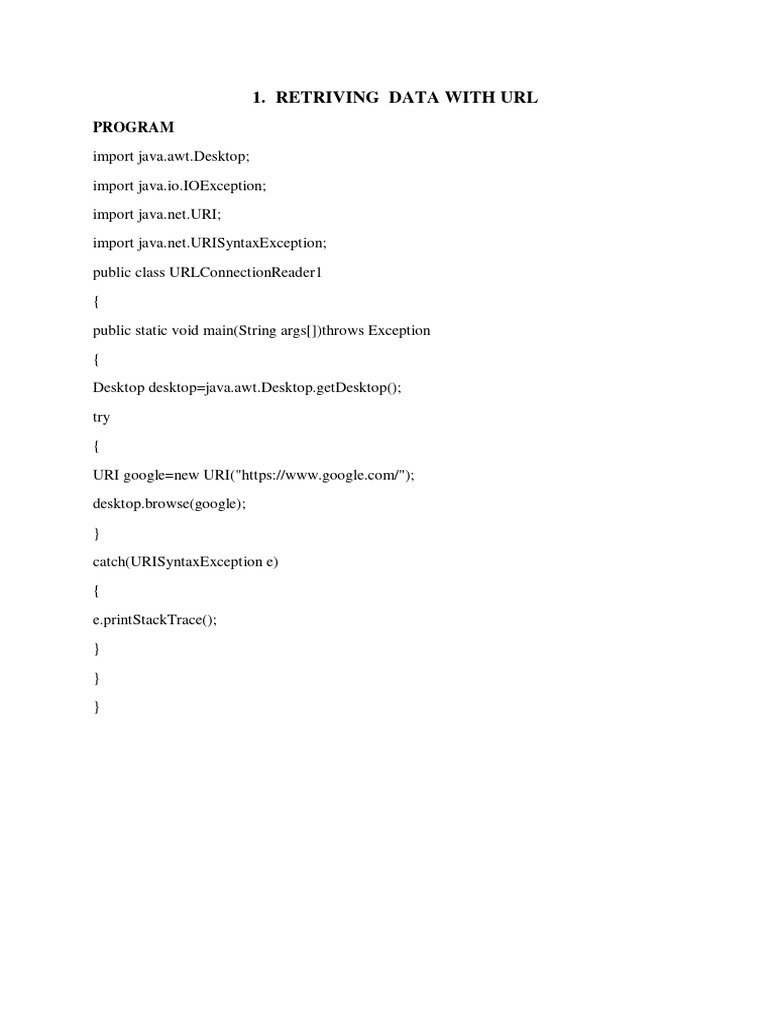 Network Lab Programs | PDF | Internet Protocols | Network Protocols