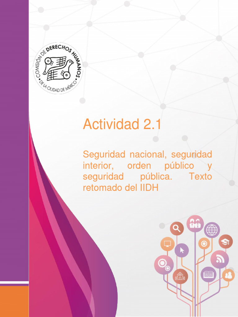 2.1 Lectura. Seguridad Nacional, Seguridad Interior, Orden Público y ...