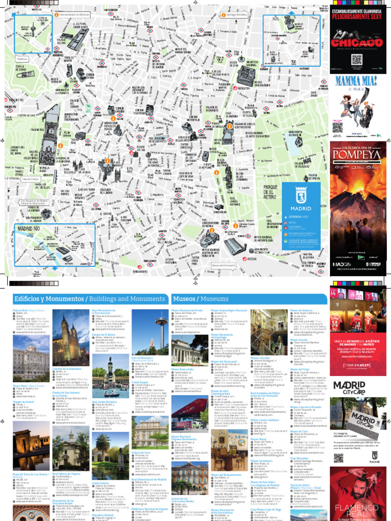 Mapa Turistico Madrid 22112023 Compressed | PDF