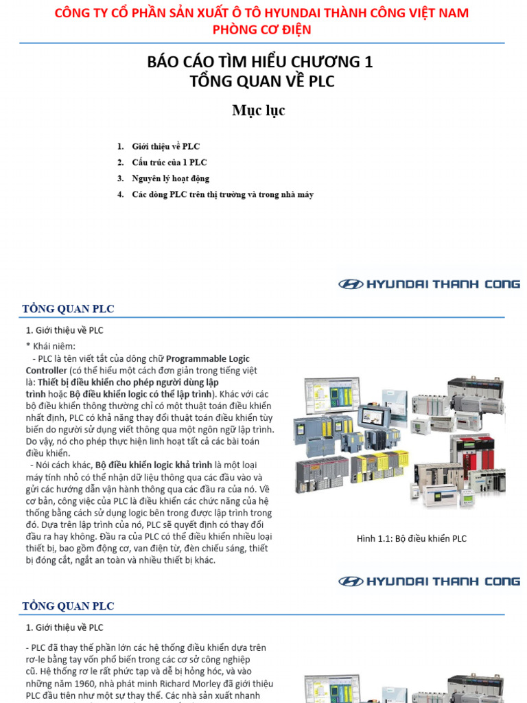 Chương 11 T NG Quan PLC | PDF
