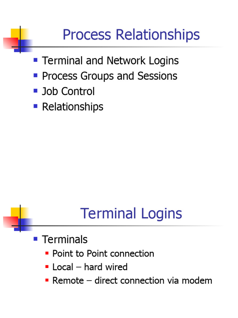 Understanding Process Relationships | PDF | Concurrent Computing ...