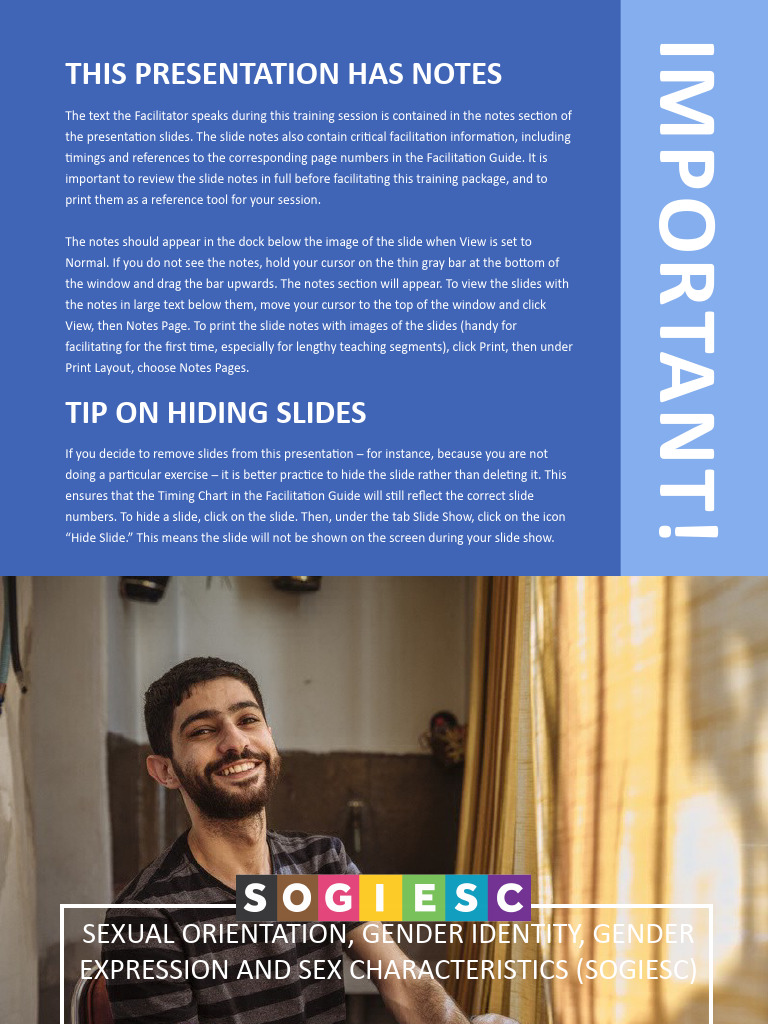 Sexual Orientation Gender Identity Gender Expression And Sex Characteristics Sogiesc In 