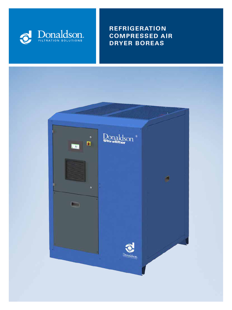 Boreas Refrigeration Compressed Air Dryer | PDF | Heat Exchanger ...