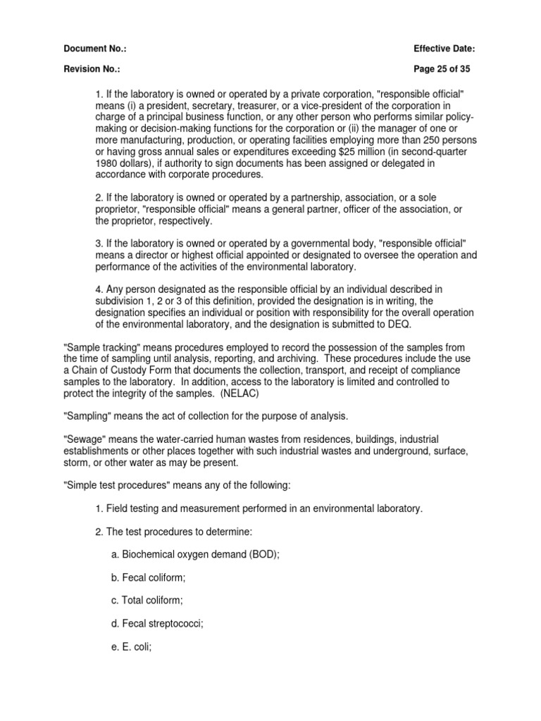 QAManualTemplate - PDF Part 4 | PDF | Verification And Validation | Calibration