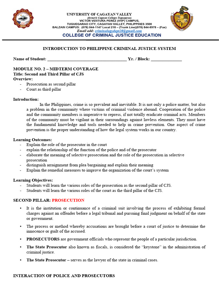 MIDTERM | PDF | Plea | Prosecutor