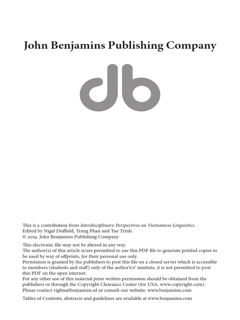 Vietnamese Dialects A Case of Sound Chan | PDF