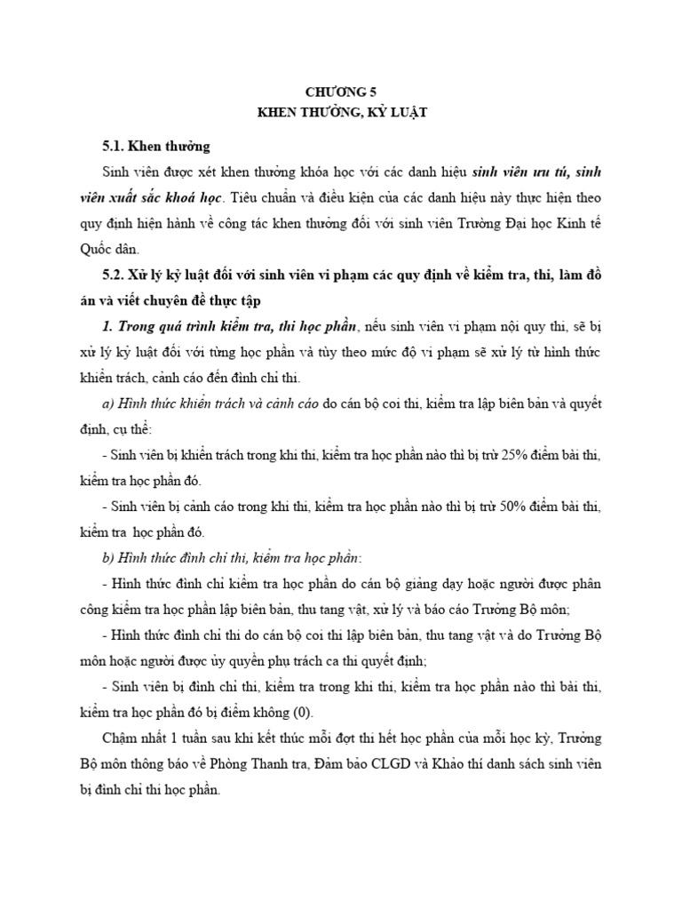 Phan II - Muc1 - Chuong5 - Khen Thuong Ky Luat | PDF