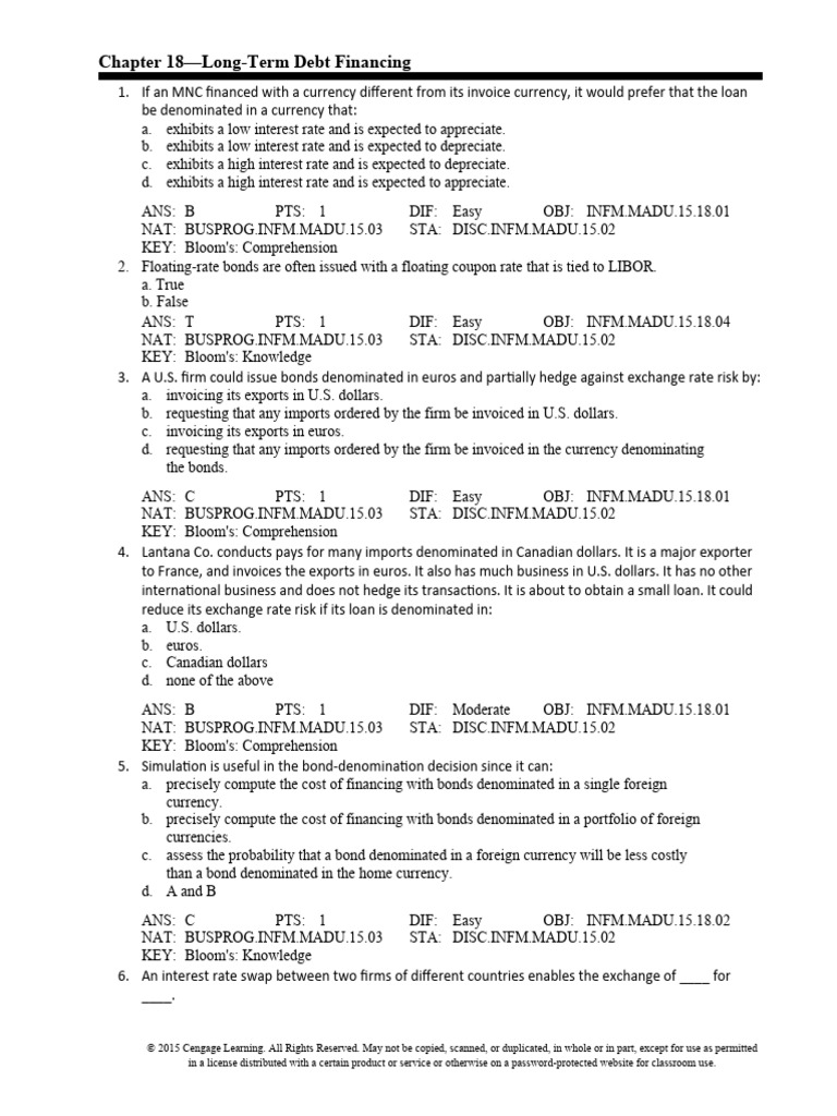 IFM12e Ch18 | PDF | Bonds (Finance) | Swap (Finance)