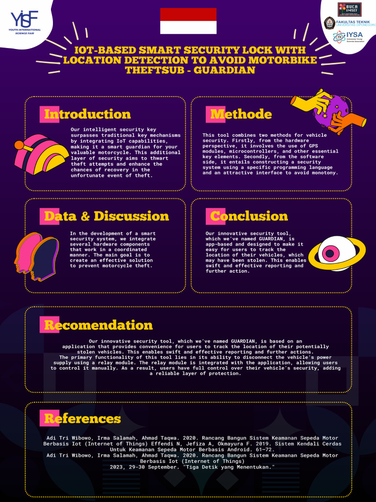 Poster - IOT-BASED SMART SECURITY LOCK WITH LOCATION DETECTION TO AVOID ...