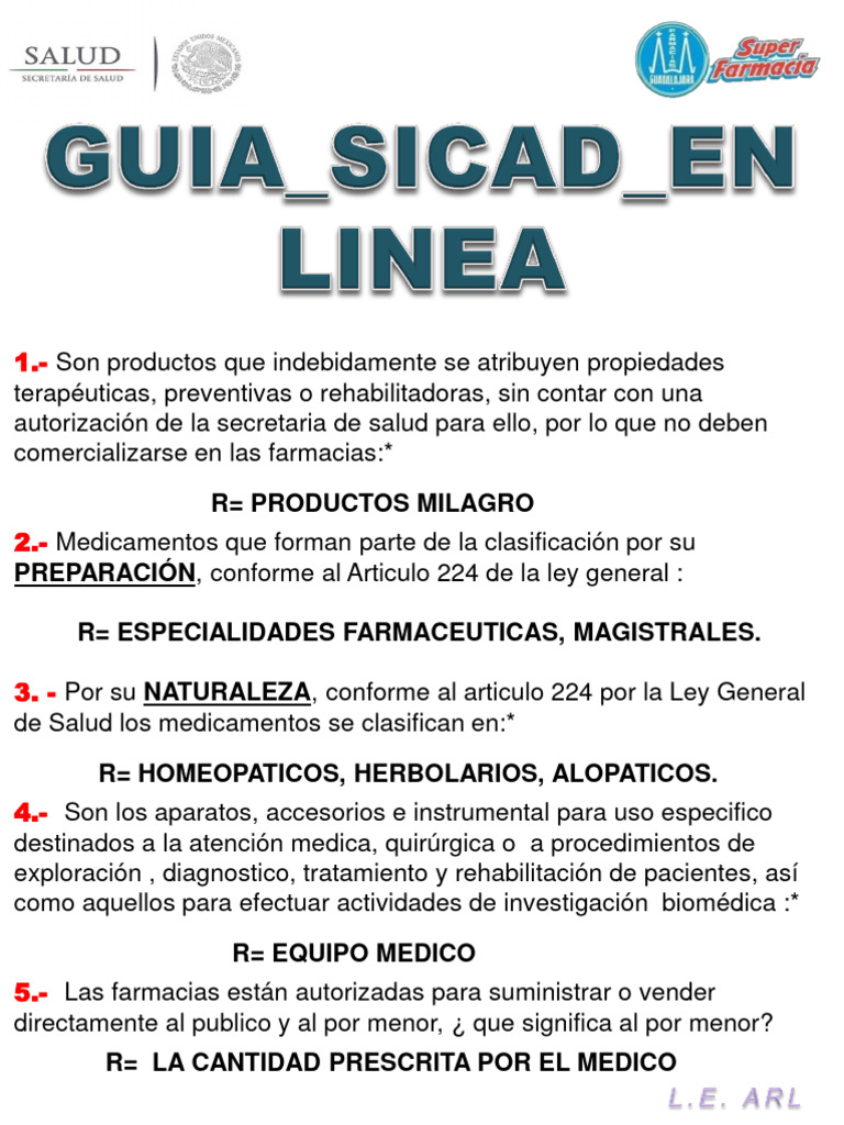 GUIA EXTRA_SICAD 2022 | PDF | Farmacia | Medicamentos con receta