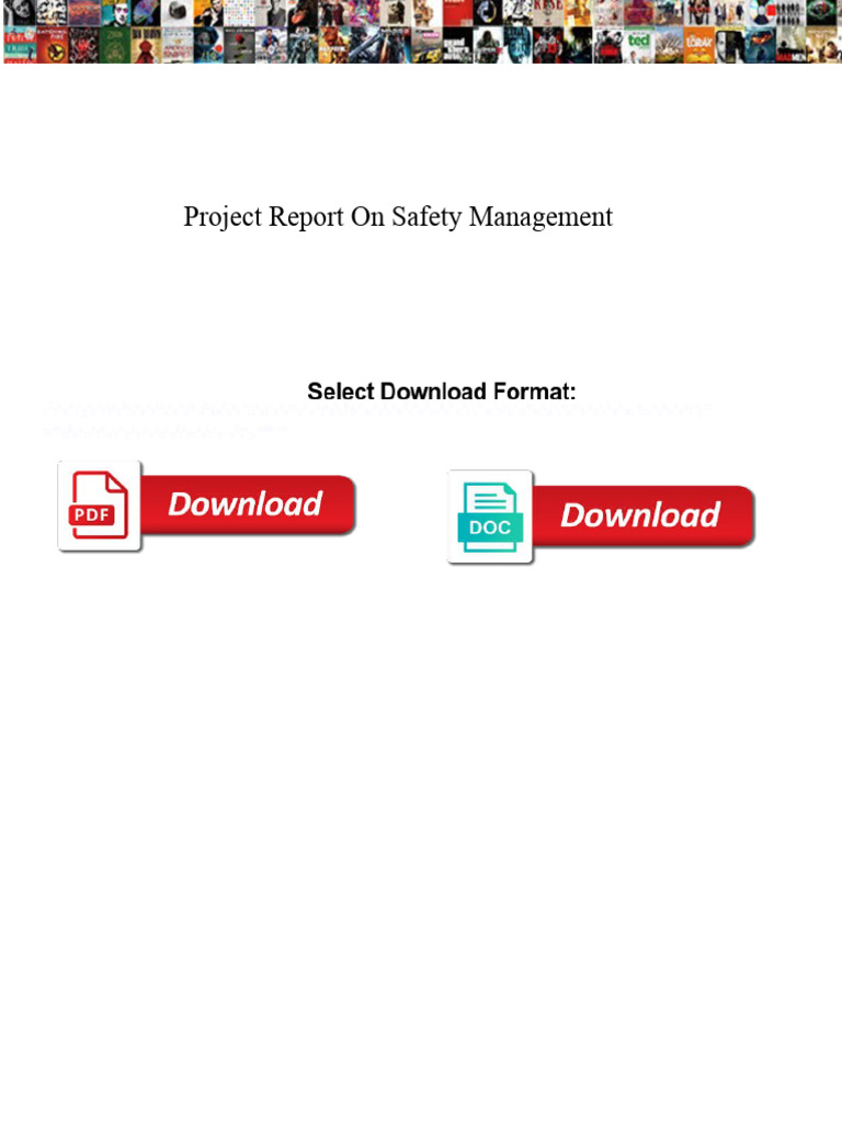 project-report-on-safety-management | PDF | Safety | Occupational ...