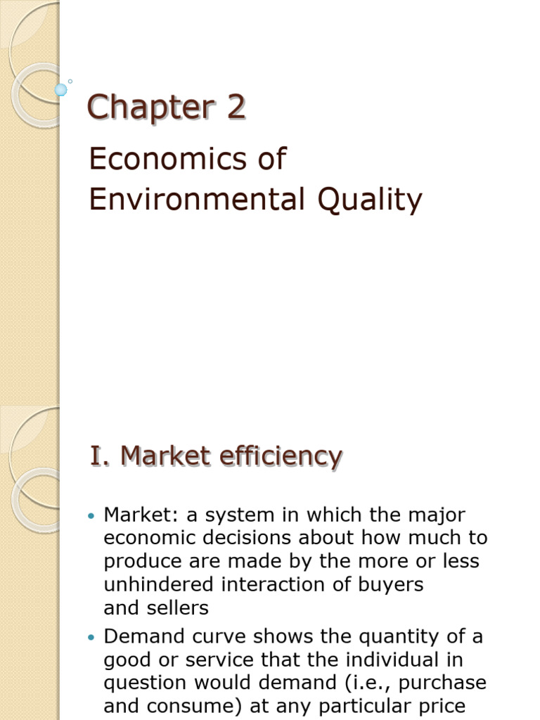 2_Chapter 2 Economics of Pollution | PDF