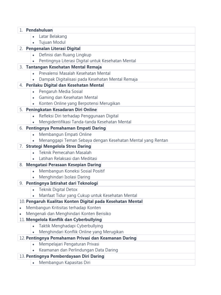 Modul Literasi Digital Remaja Pdf