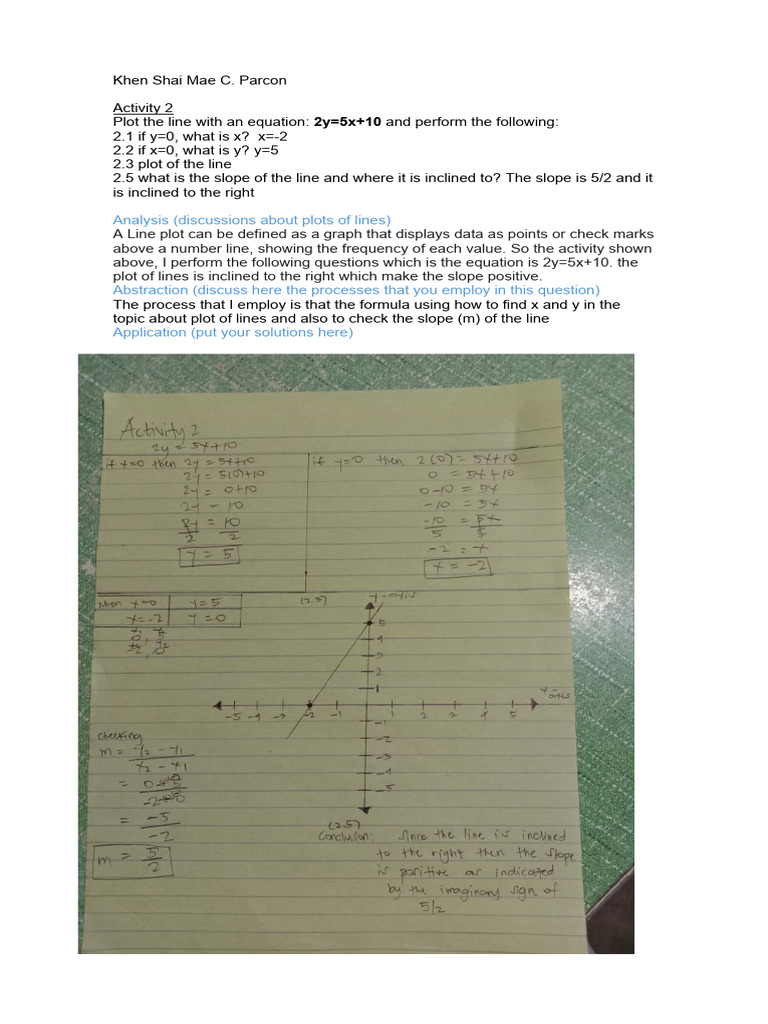 ACTIVITY 2 and 6 MATH | PDF