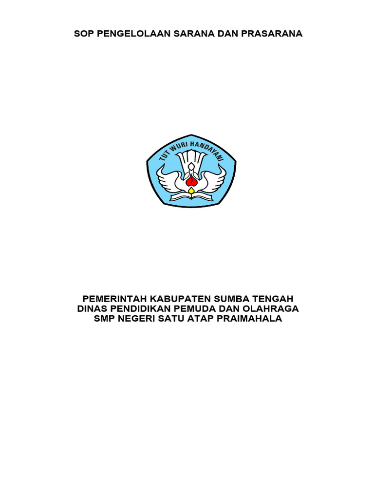 Sop Sarpras Satap Praimahala | PDF