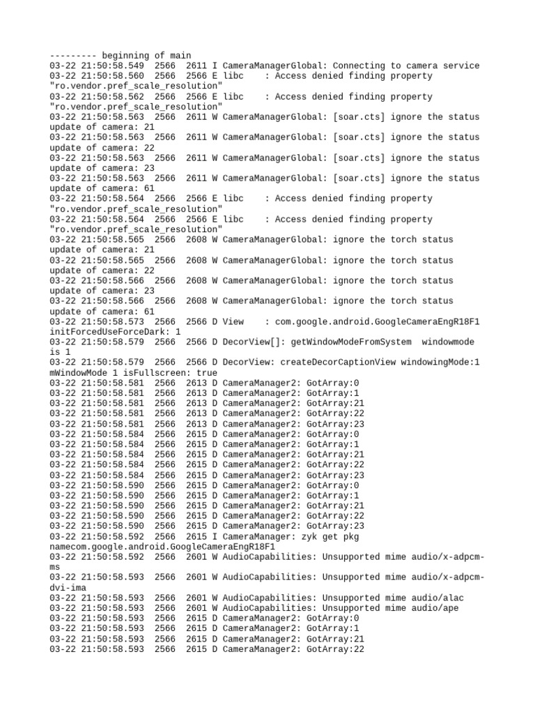 Log Cat 1711119058482 | PDF | Software | Computing