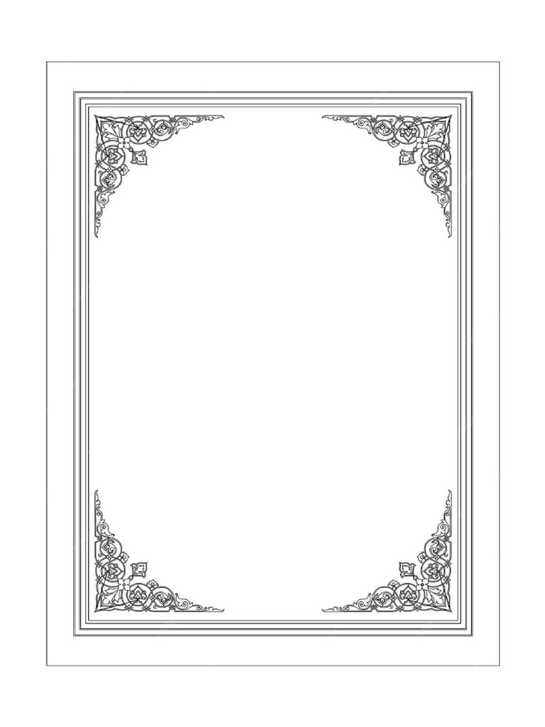 Boarder For Document | PDF