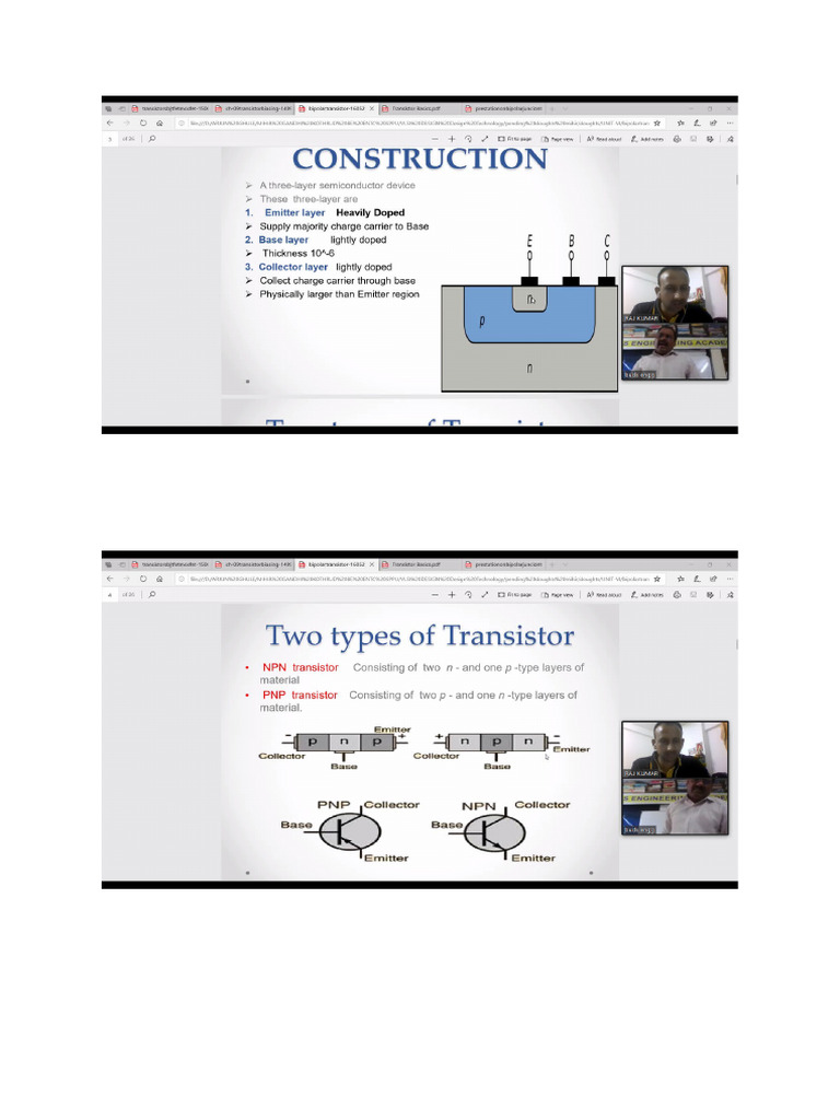 Lecture2 BJT 26apr | PDF
