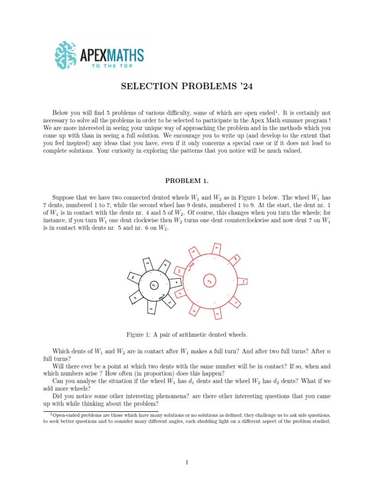 APEX Selection Problems 2024 | Download Free PDF | Triangle | Area