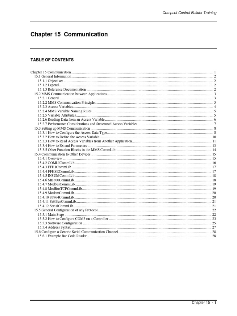 15communication RevA | Download Free PDF | Programmable Logic Controller | Variable (Computer ...