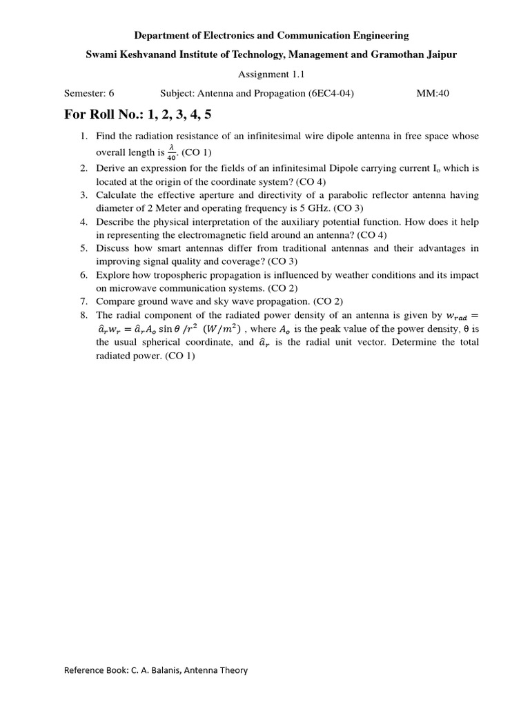 AP - Assignment 1 | PDF | Teaching Methods & Materials | Science ...