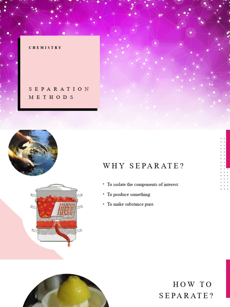 Separation Methods | PDF | Distillation | Liquids