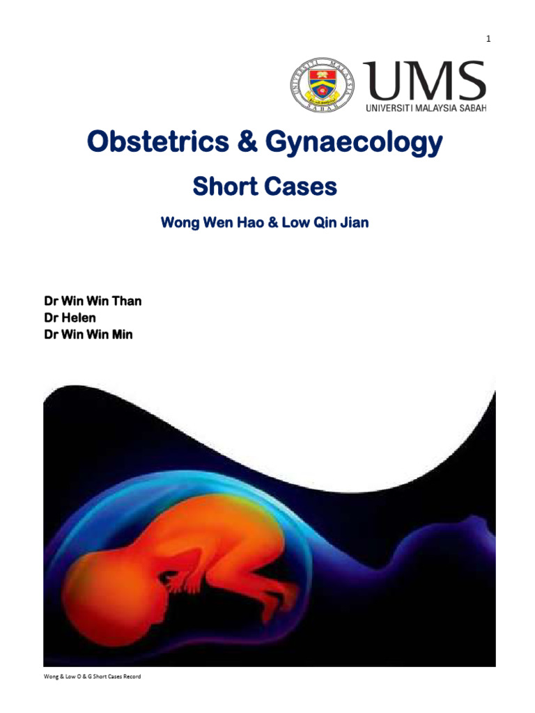 UMS Short and Long Case | PDF | Childbirth | Pregnancy
