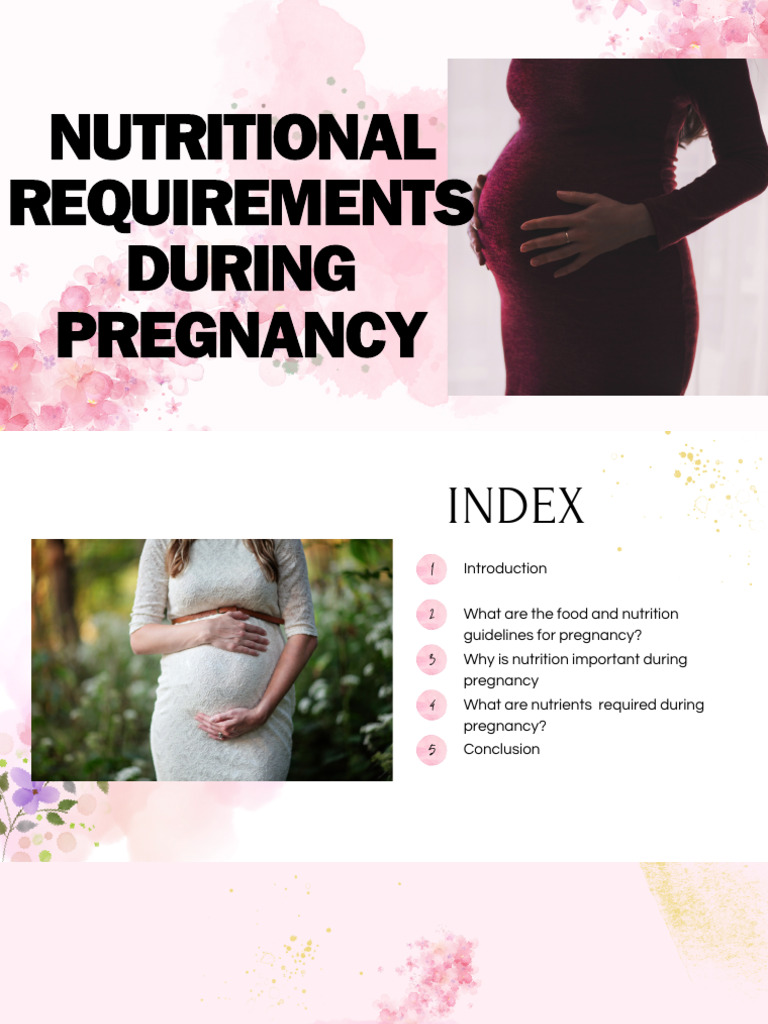 Pregnancy Nutrition Guide | PDF | Nutrition | Diet & Nutrition