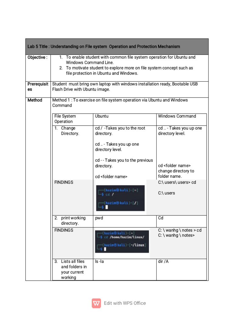 Lab 5 Wan | PDF | Computer File | Text File