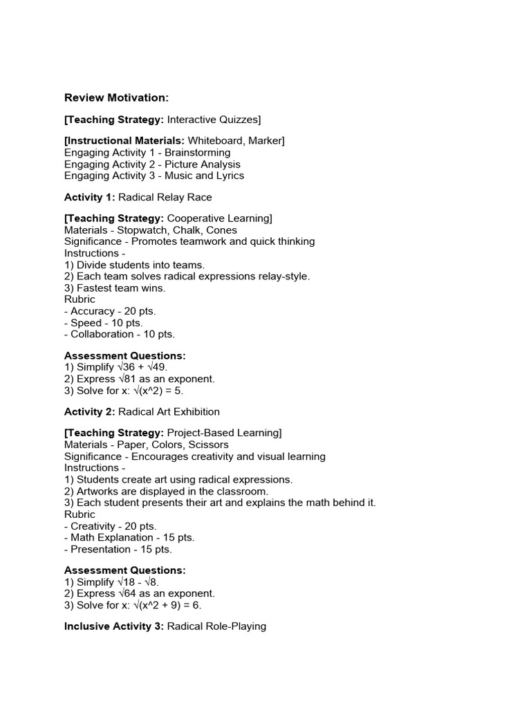 Lessonplan - PDF lp100 | PDF