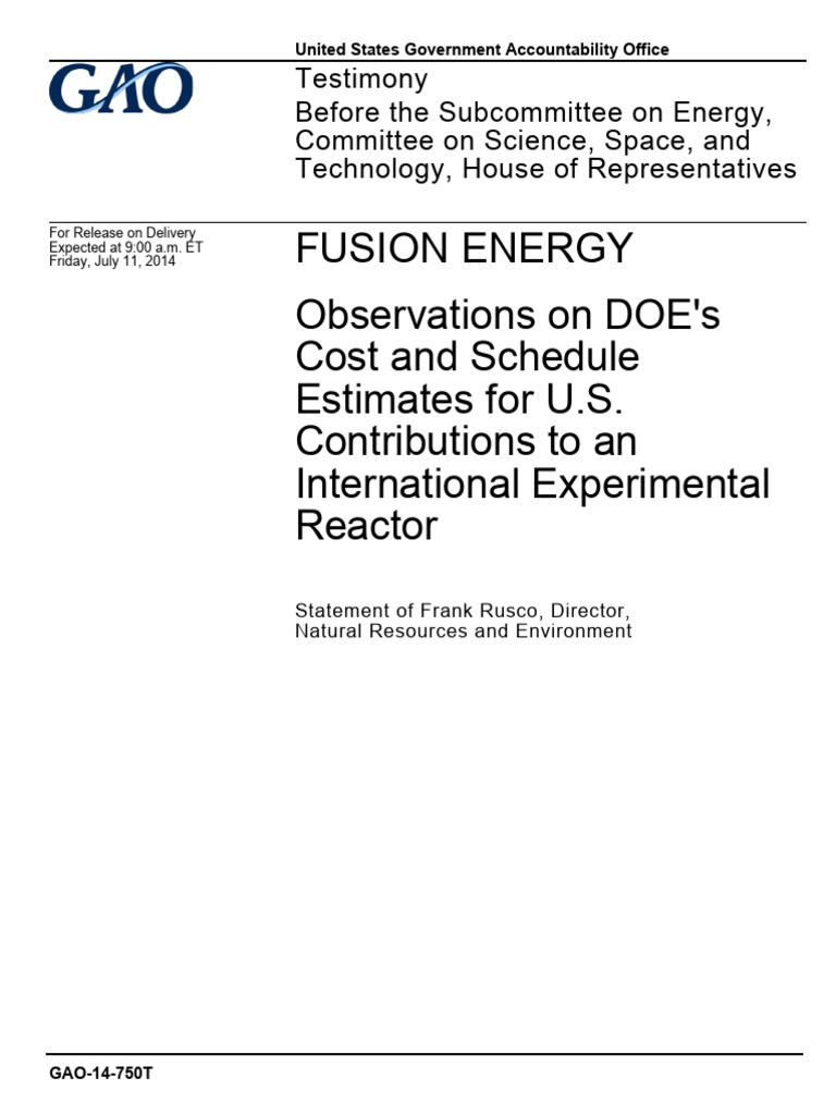 Gao 14 750t | PDF | Government Accountability Office | Project Management Gao 14 750t | PDF | Government Accountability Office | Project Management