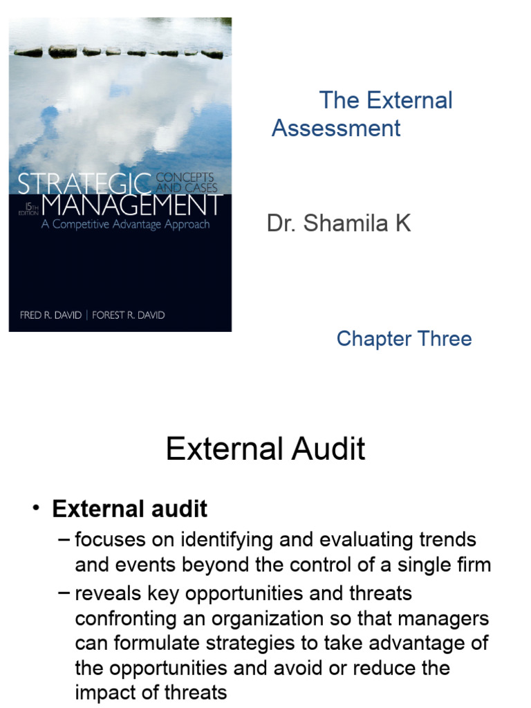 External Audit: Key Forces and Strategies | PDF | Competition | Product ...