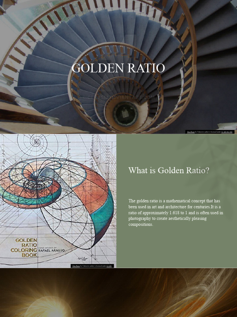 Golden Ratio Presentation | PDF | Composition (Visual Arts) | Mathematics