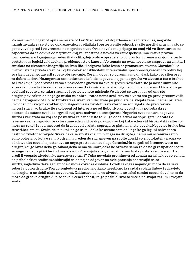SMRTTA NA IVAN ILIc 1 | PDF