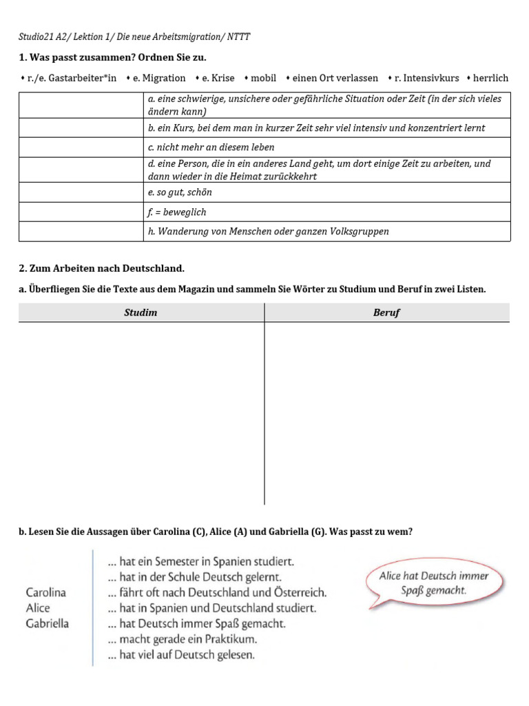 Die Neue Arbeitsmigration | PDF
