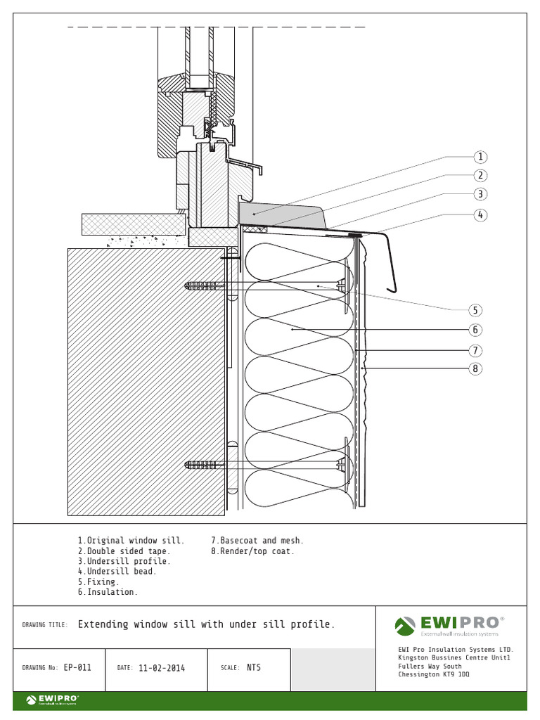 11 Extending Window Sill With Under Sill Profile | PDF
