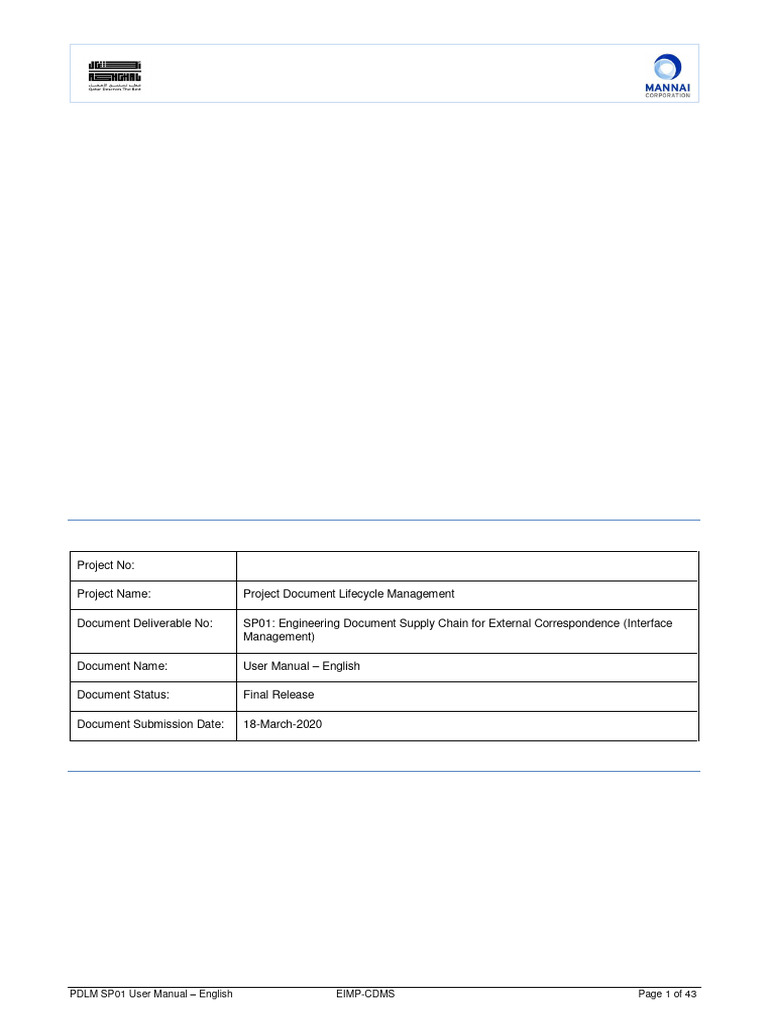 PDLM UserManual Sample | PDF