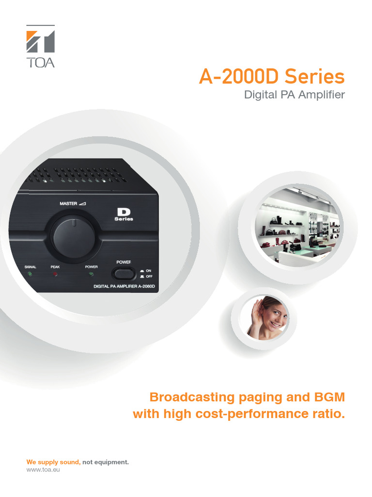 A-2000D Series: Broadcasting Paging and BGM With High Cost-Performance ...