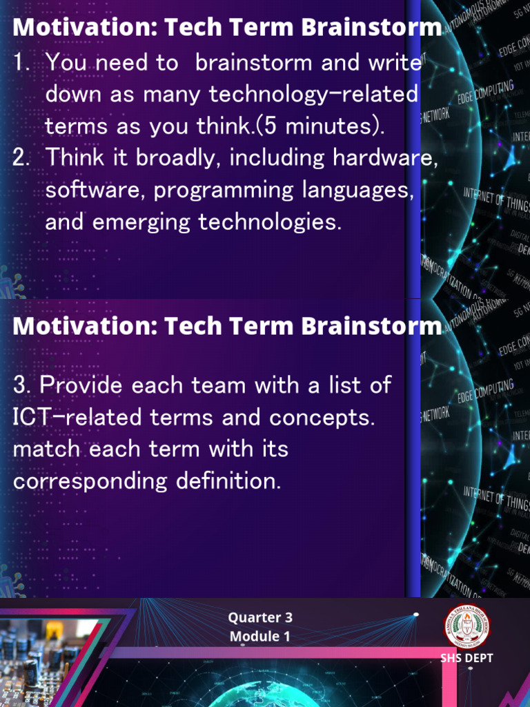Module 1 Emtech ICT and Its Trend | Download Free PDF | Internet Of Things | Cloud Computing