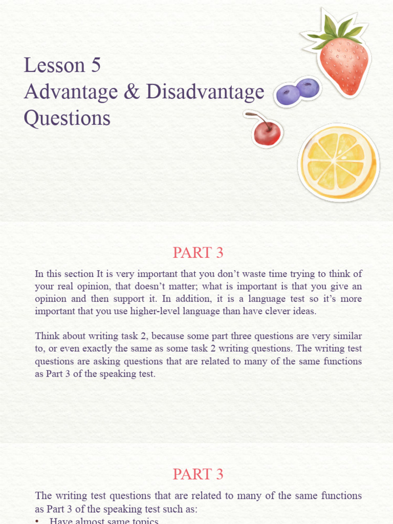 Lesson 5 Ad Dis Questions | PDF