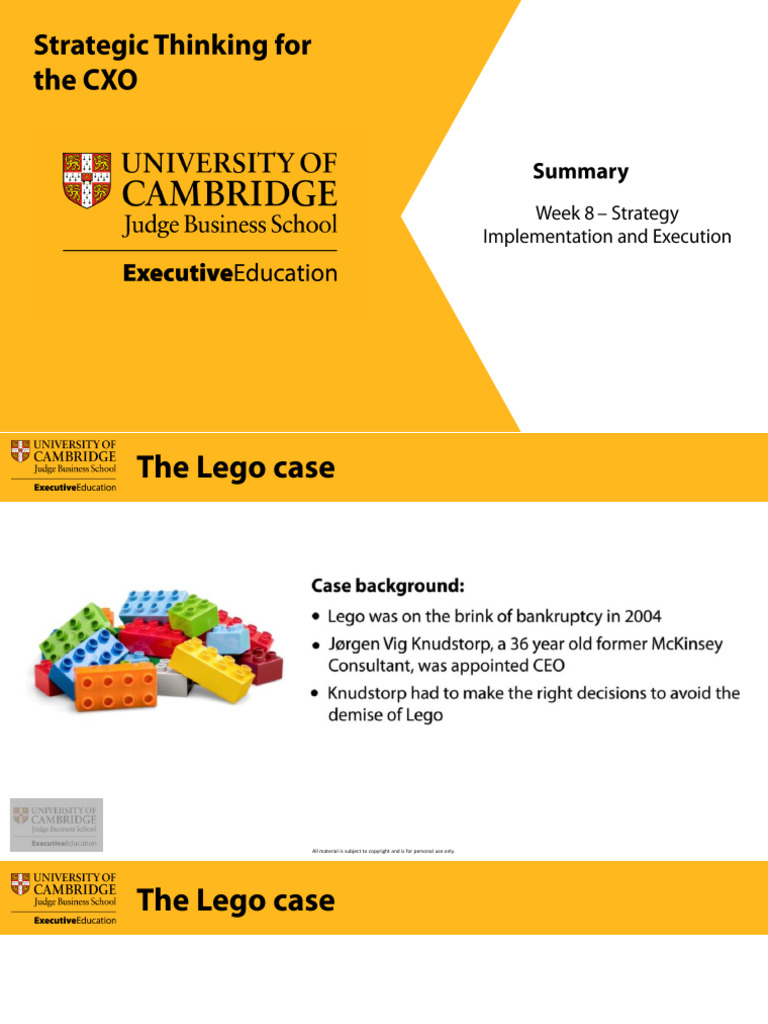 CJ-STRD - Week 8 - Summary Deck | PDF