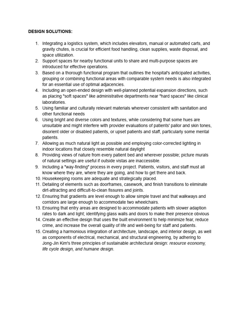 Design Objectives | PDF