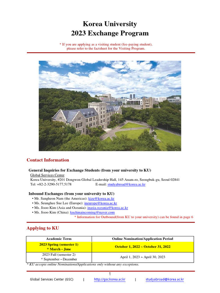UK-3686-version1-korea University 2023 Spring Factsheet Exchange ...